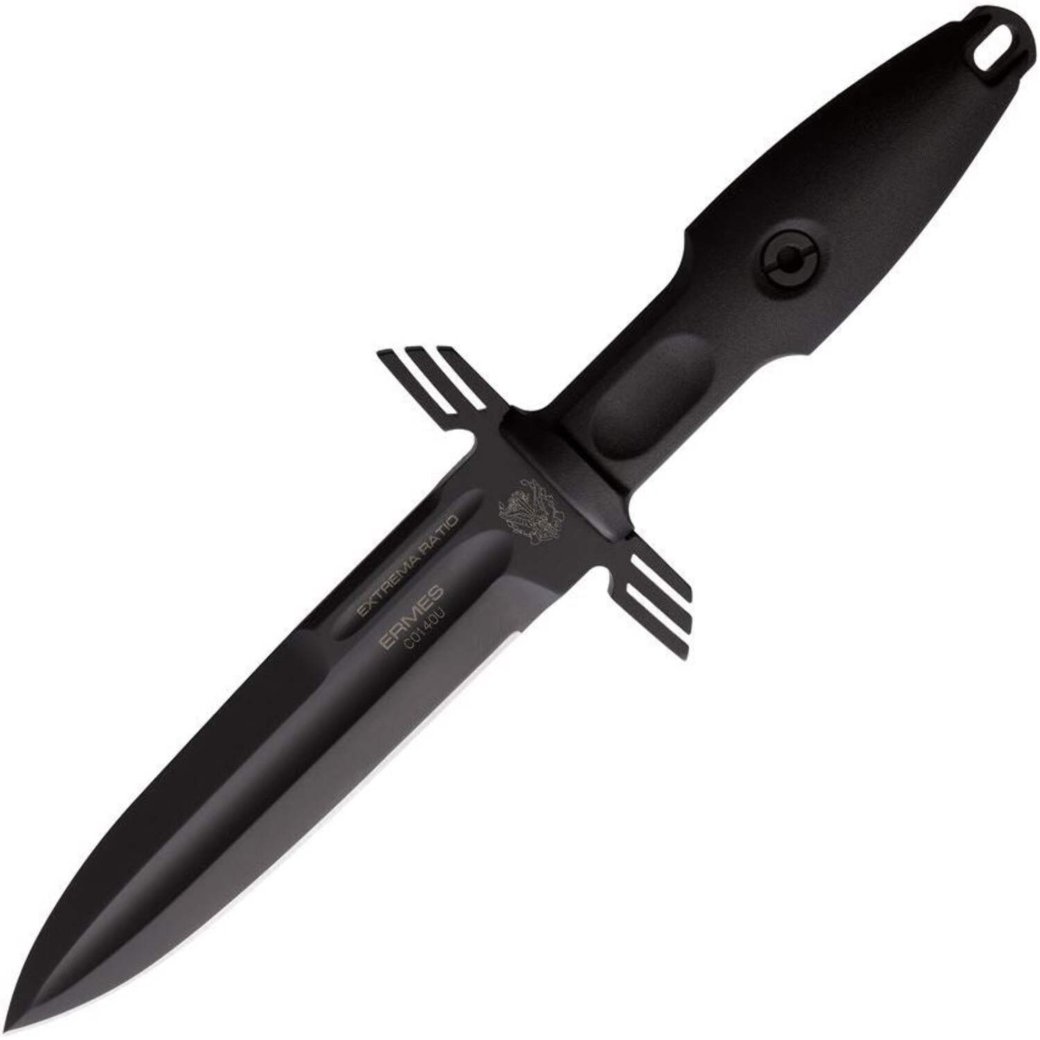 Extrema Ratio 0443BLKOP Ermes Operativo Black Fixed Blade Knife Black Handles - Walmart.com