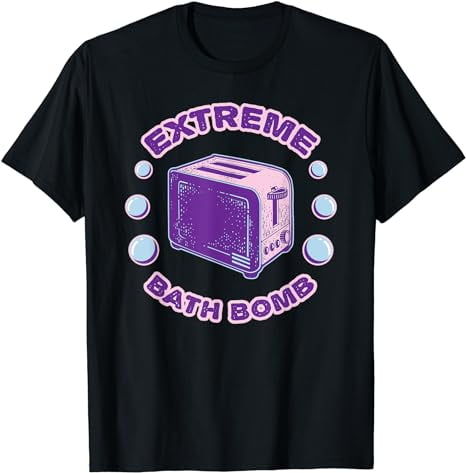 Extreme Bath Bomb Pastel Goth Toaster Meme T-Shirt - Walmart.com