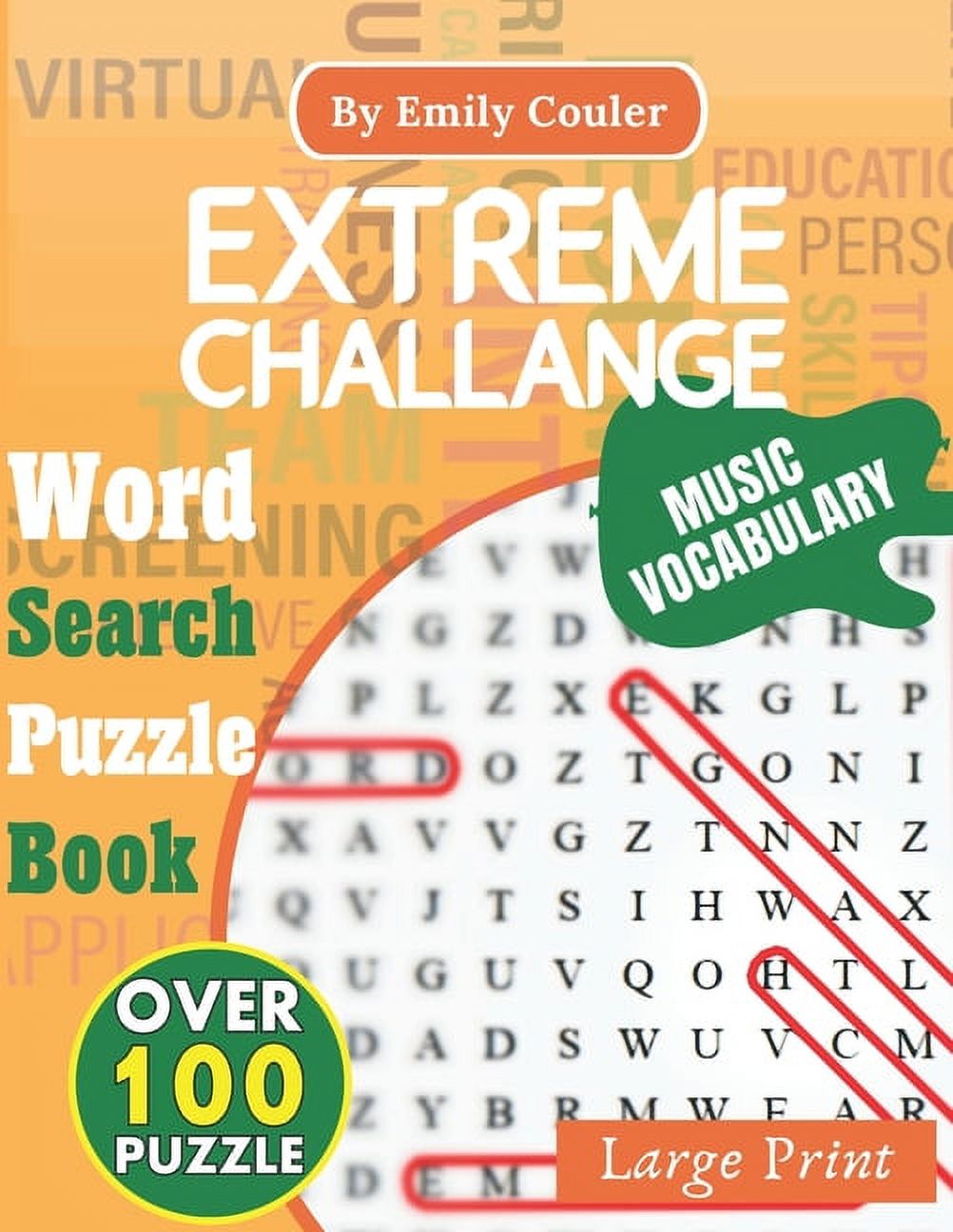 Extreme Challange Music Vocabulary: Word Search Puzzle Book - Music ...
