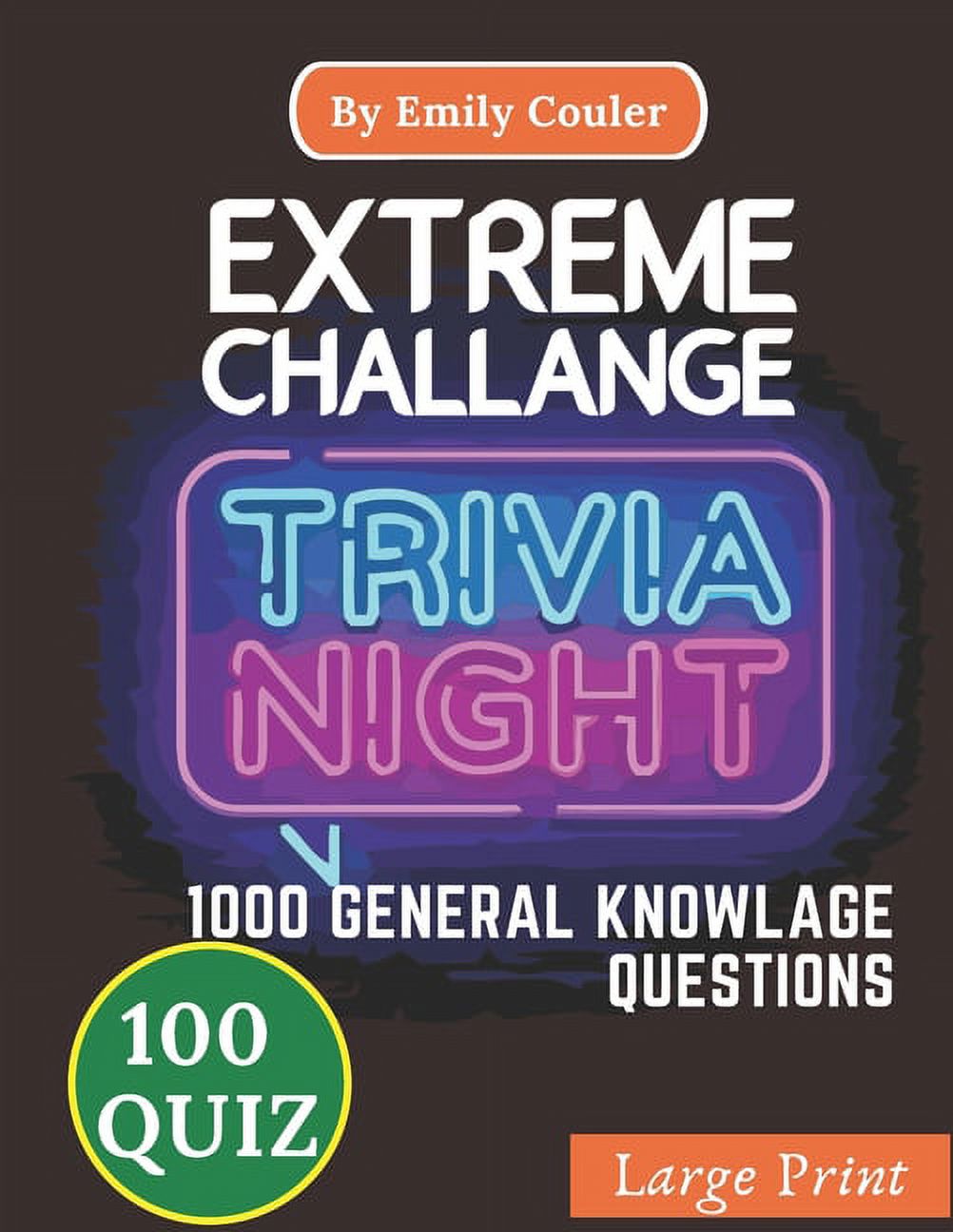 Extreme Challange TRIVIA NIGHT: V2 Game night book Pub Quiz trivia ...