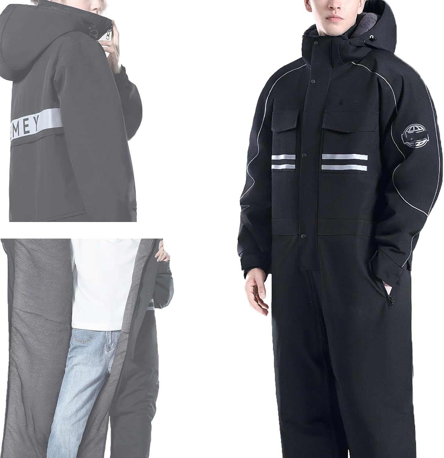 Extreme Cold Weather Suit For Men,Winter Outdoor Riding Insulated Full ...