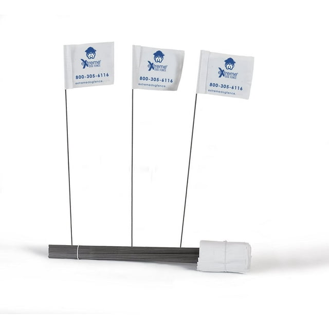 Extreme Dog Fence Brand Electric Dog Fence Boundary Training Flags | 50 ...