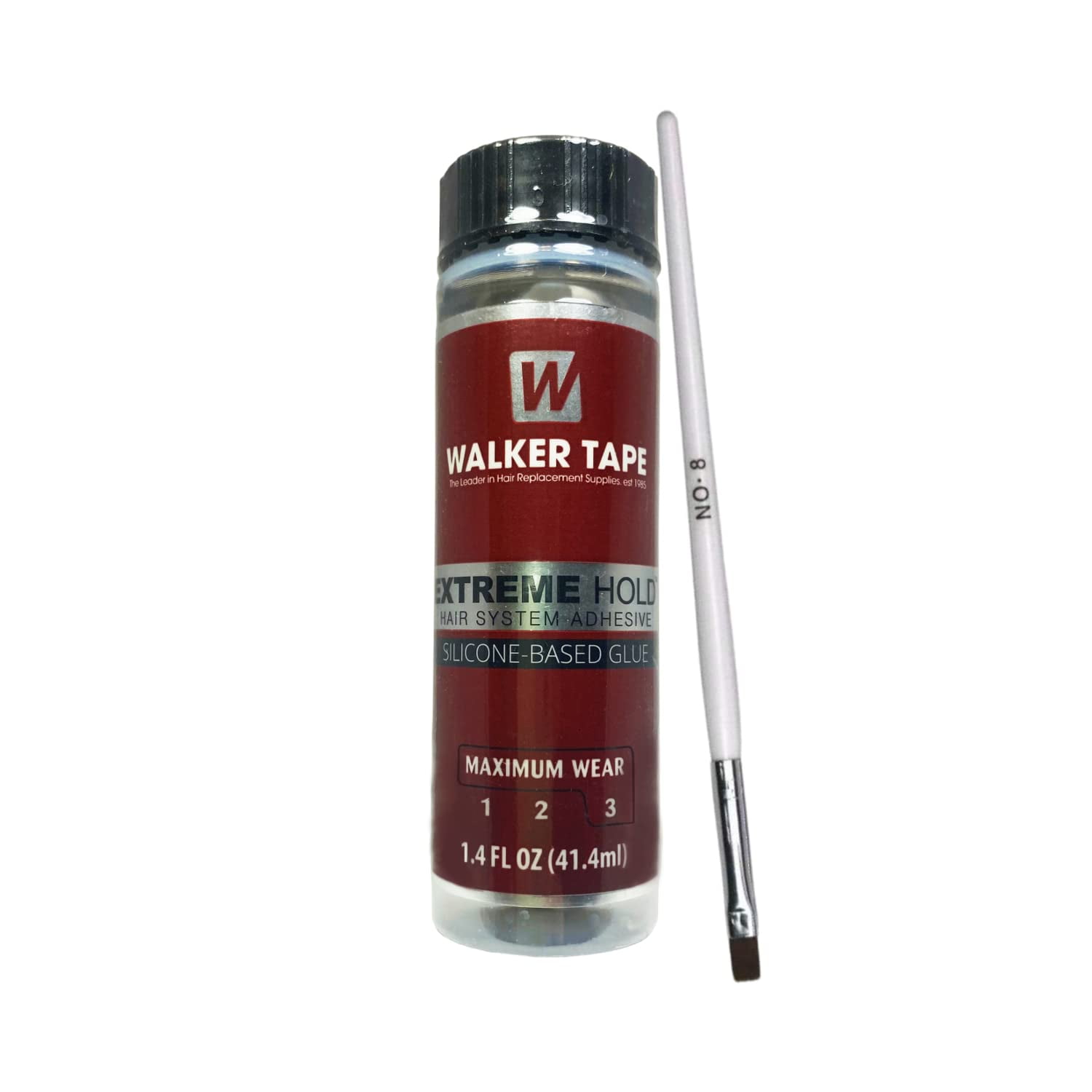 Extreme Hold Wig Glue 1.4oz w/ White Wig Glue Brush Bundle Pack ...