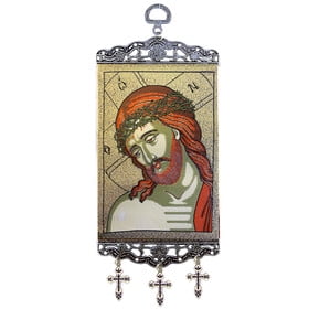 Extreme Humility of Christ Bridegroom Tapestry Icon Banner Art 9 3/4"x3 ...