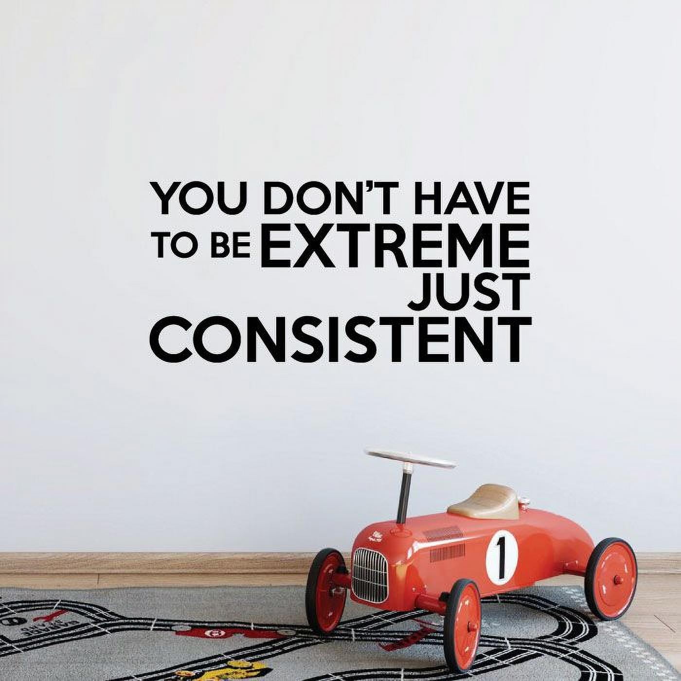 Extreme Just Consistent Quote Fitness Workout Success Motivation Quotes ...
