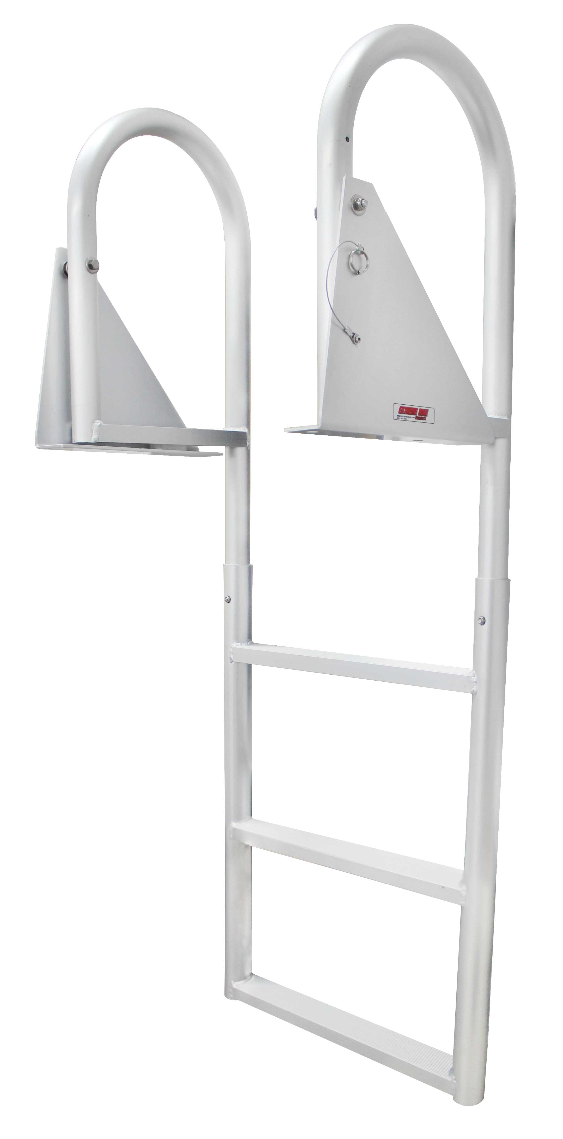 Free Shipping! Extreme Max 3-Step Flip-Up Dock Ladder Aluminum Boarding ...