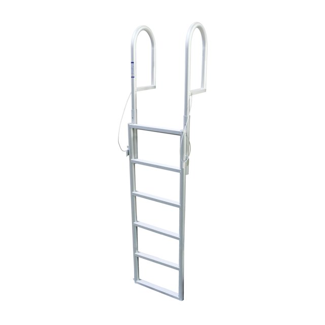 Extreme Max 6-Step Aluminum Sliding Dock Ladder, 300 lbs Capacity ...