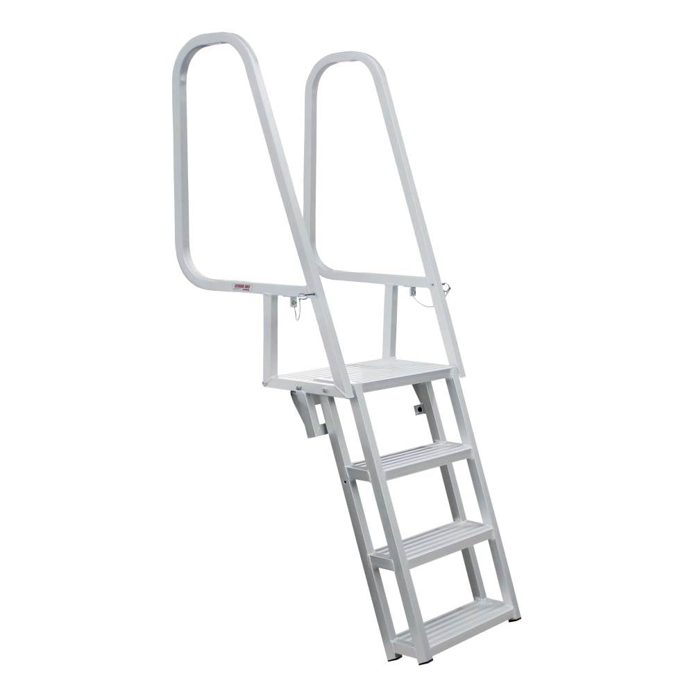 Extreme Max 3005.3913 Deluxe Flip-Up Dock Ladder with Welded Step ...