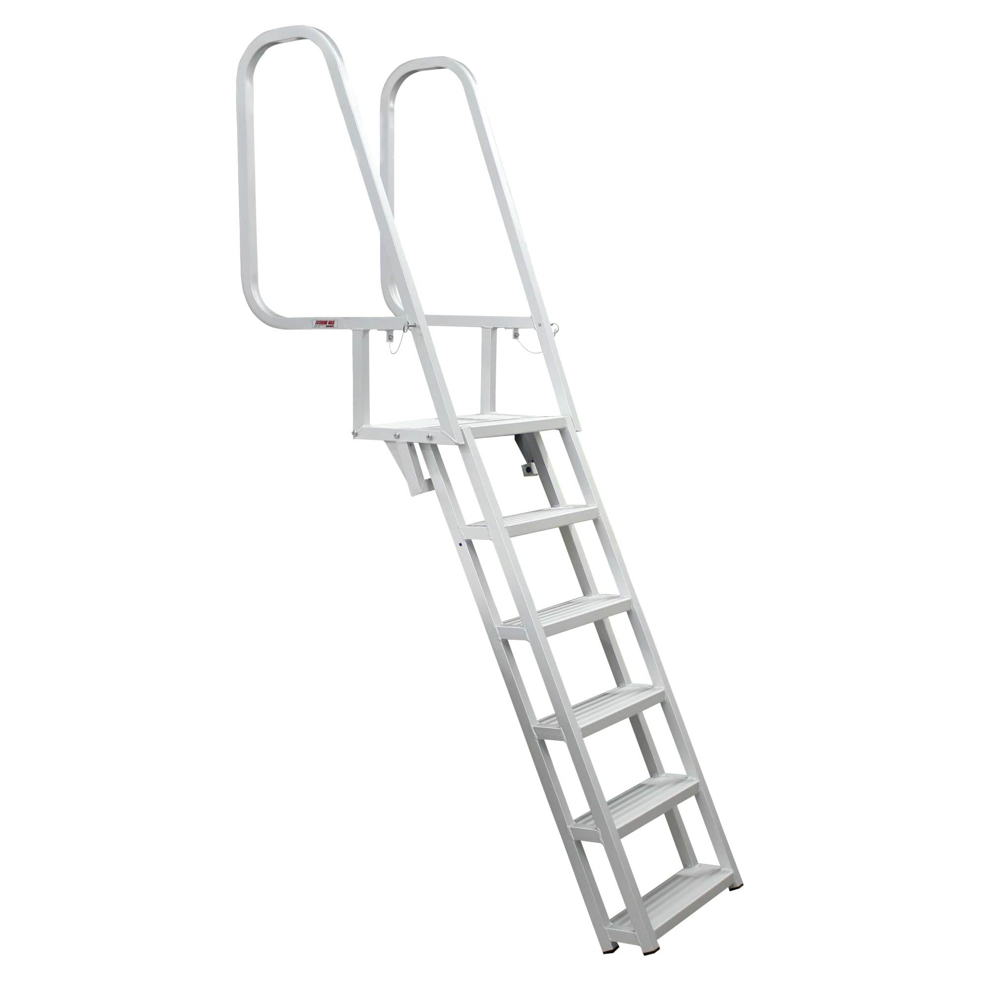 Extreme Max 3005.3919 Deluxe Flip-Up Dock Ladder with Welded Step ...