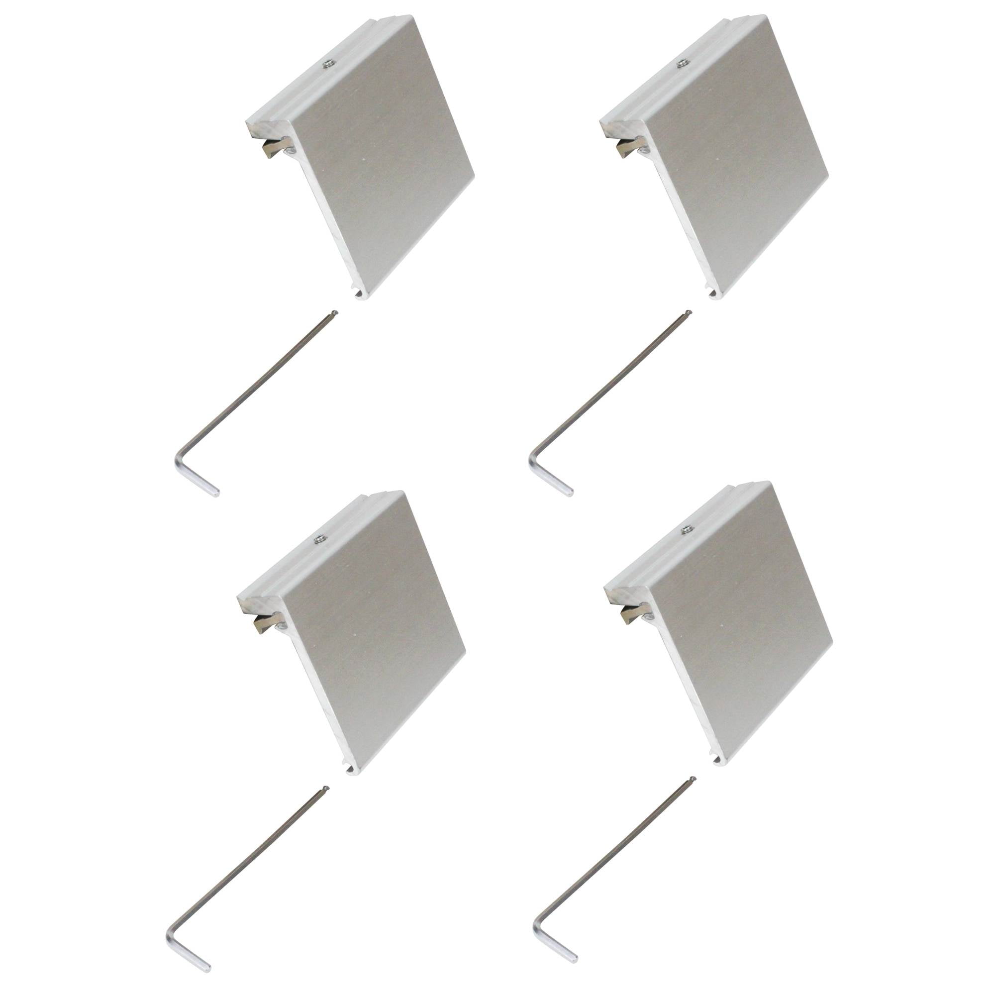 Extreme Max Aluminum Slider Base, Pack of 4, Mounting Marine ...