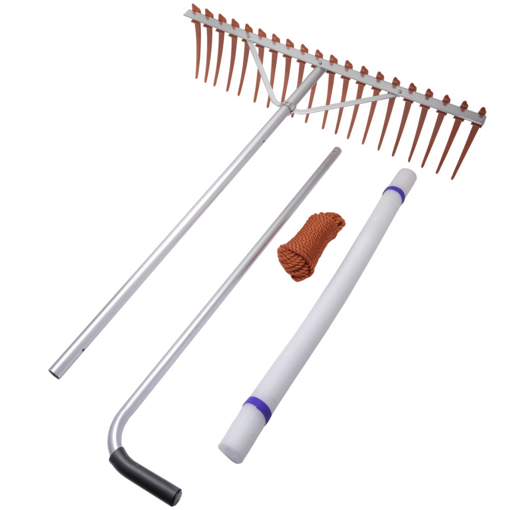 Extreme Max 3005.4371 Stake Rake Heavy-Duty Aquatic Weed Rake – 7 ...