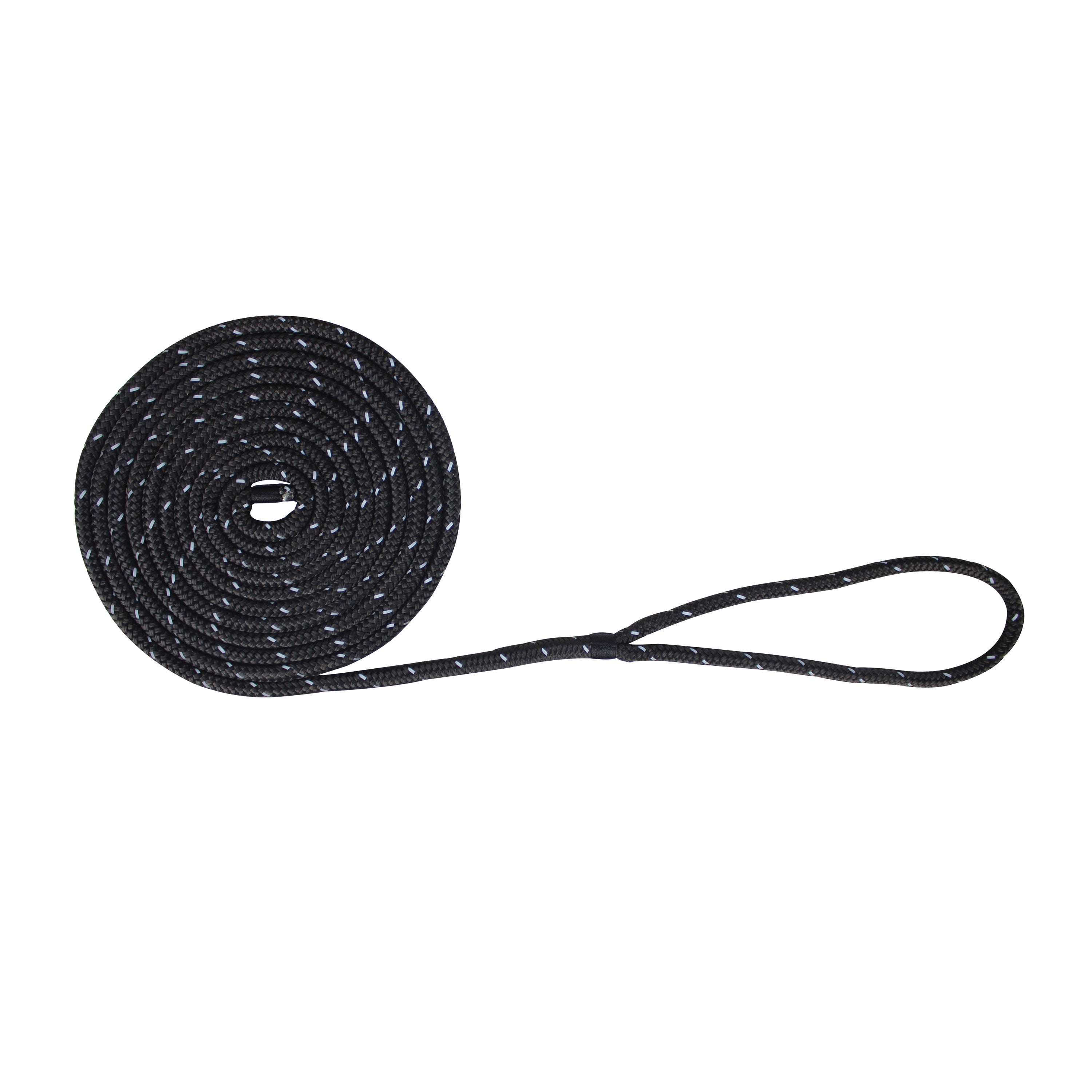 Extreme Max BoatTector Double Braid Nylon Dock Line 1/2 x 20 ft Black ...