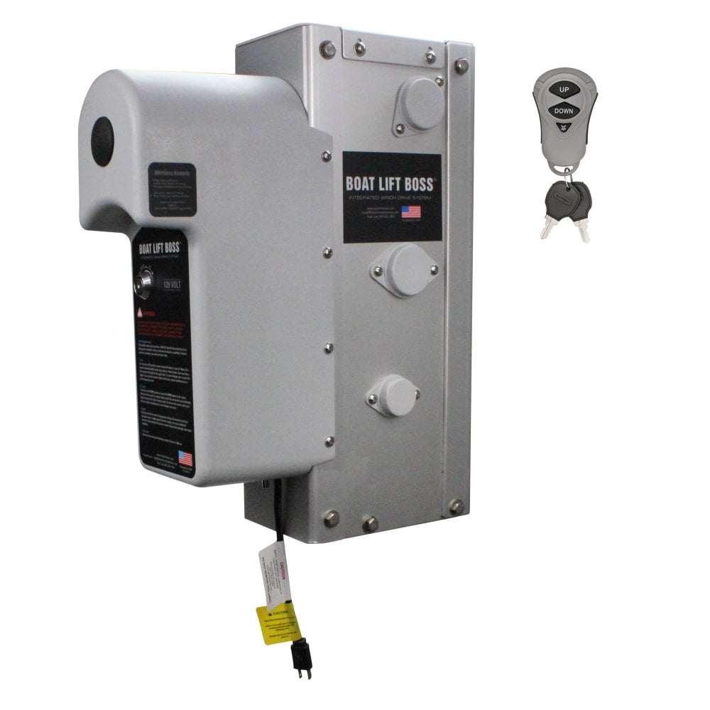Extreme Max 3006.4577 Key Turn Boat Lift Boss Integrated Winch with ...