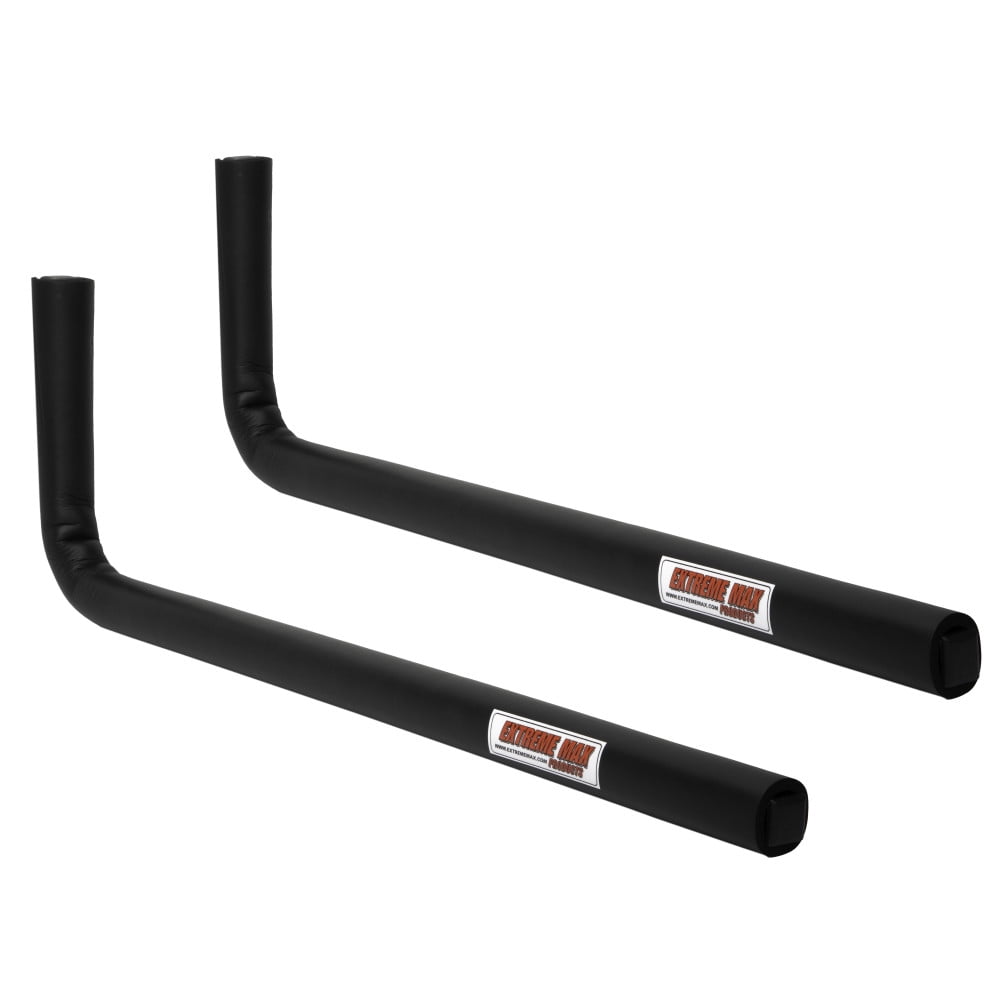 Extreme Max 3006.7169 Solid Steel L-Shaped Wall Mount Rack with Poly ...