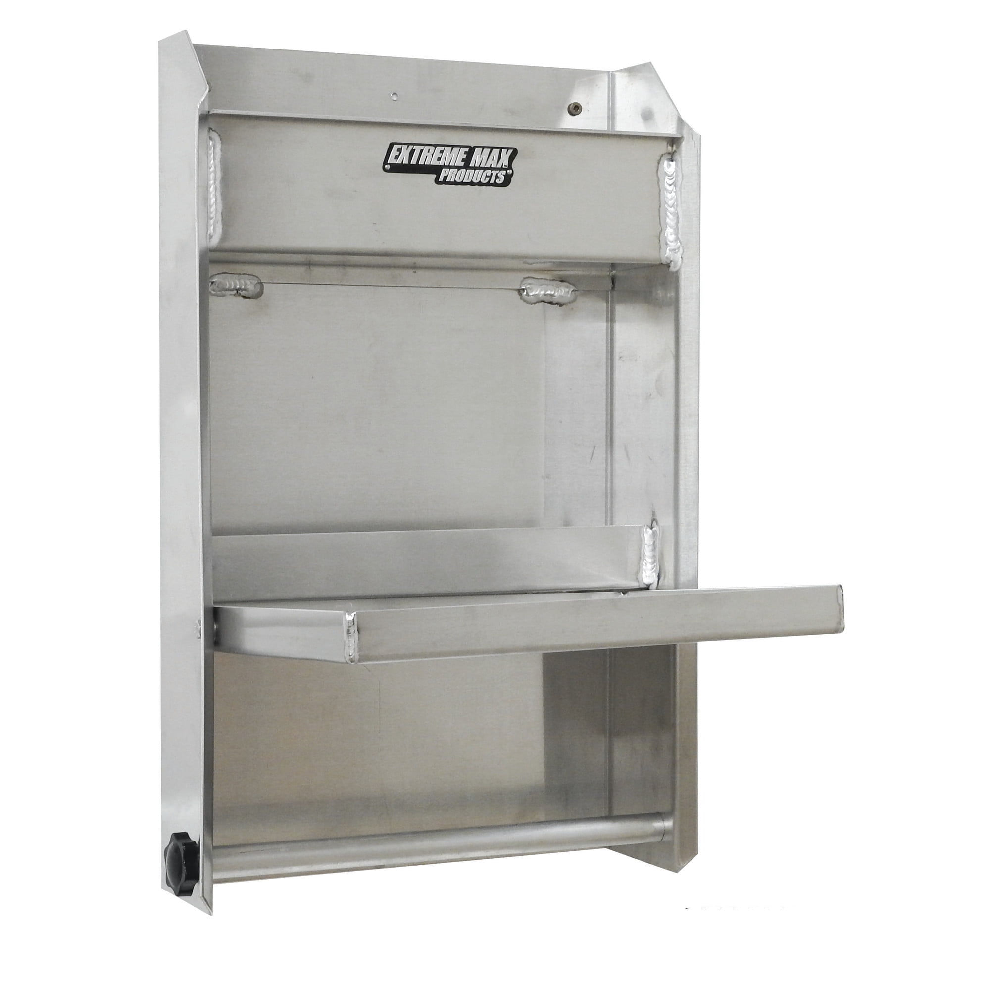 Extreme Max 5001.6053 Junior Aluminum Work Station Storage Cabinet Flip ...