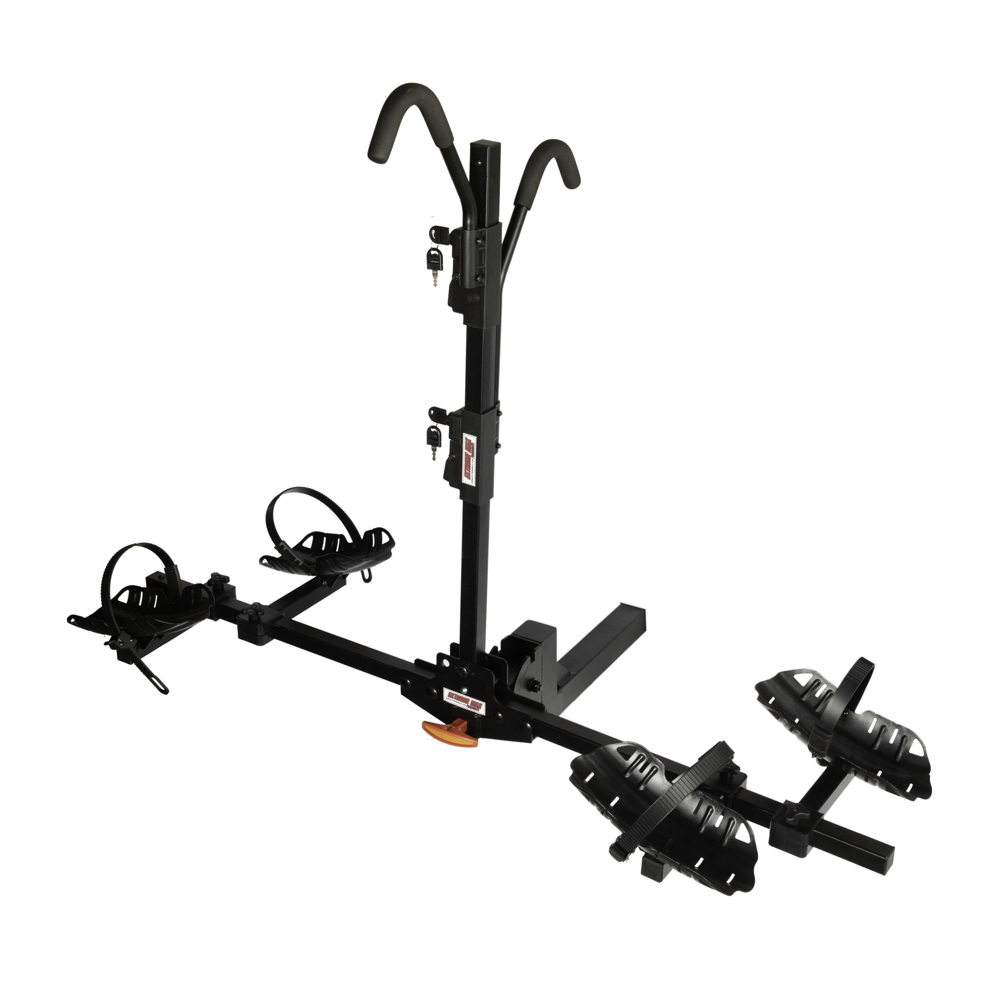 Extreme Max 5001.6412 Hitch-Mount Locking Adjustable 2-Bike Rack with ...