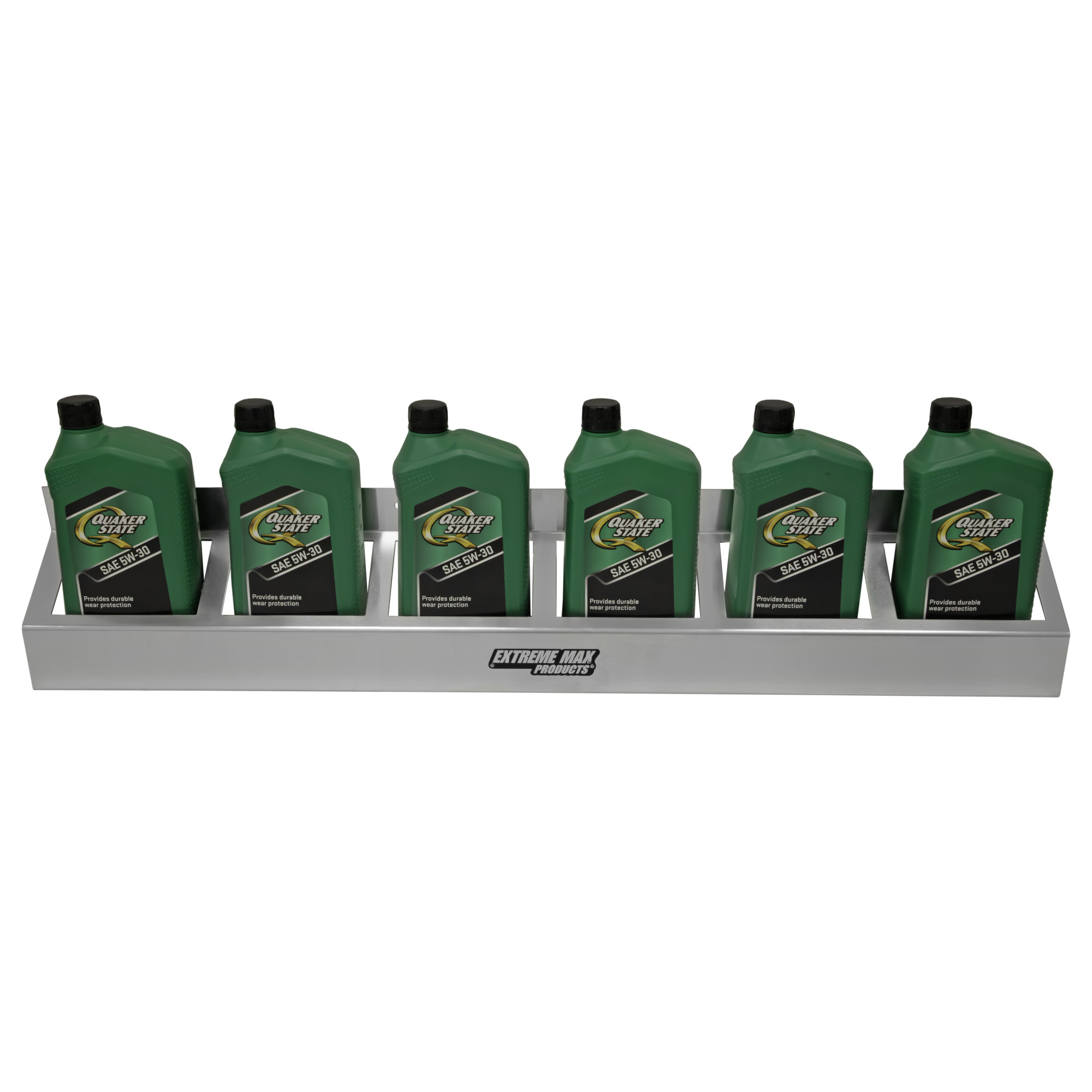 Extreme Max 5001.6475 Wall-Mount Aluminum 6-Quart Oil Jug Rack Holder ...