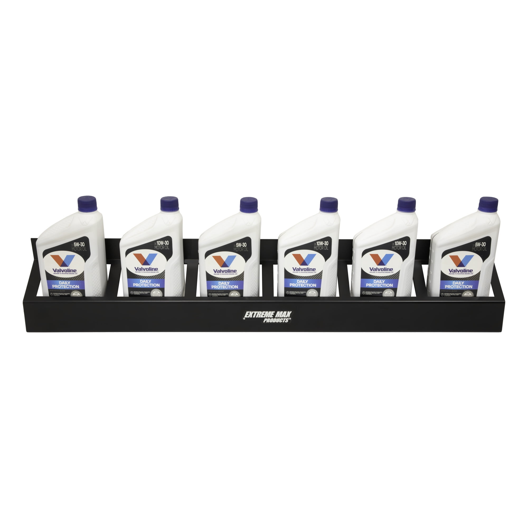 Extreme Max 5001.6478 Wall-Mount Aluminum 6-Quart Oil Jug Rack Holder ...