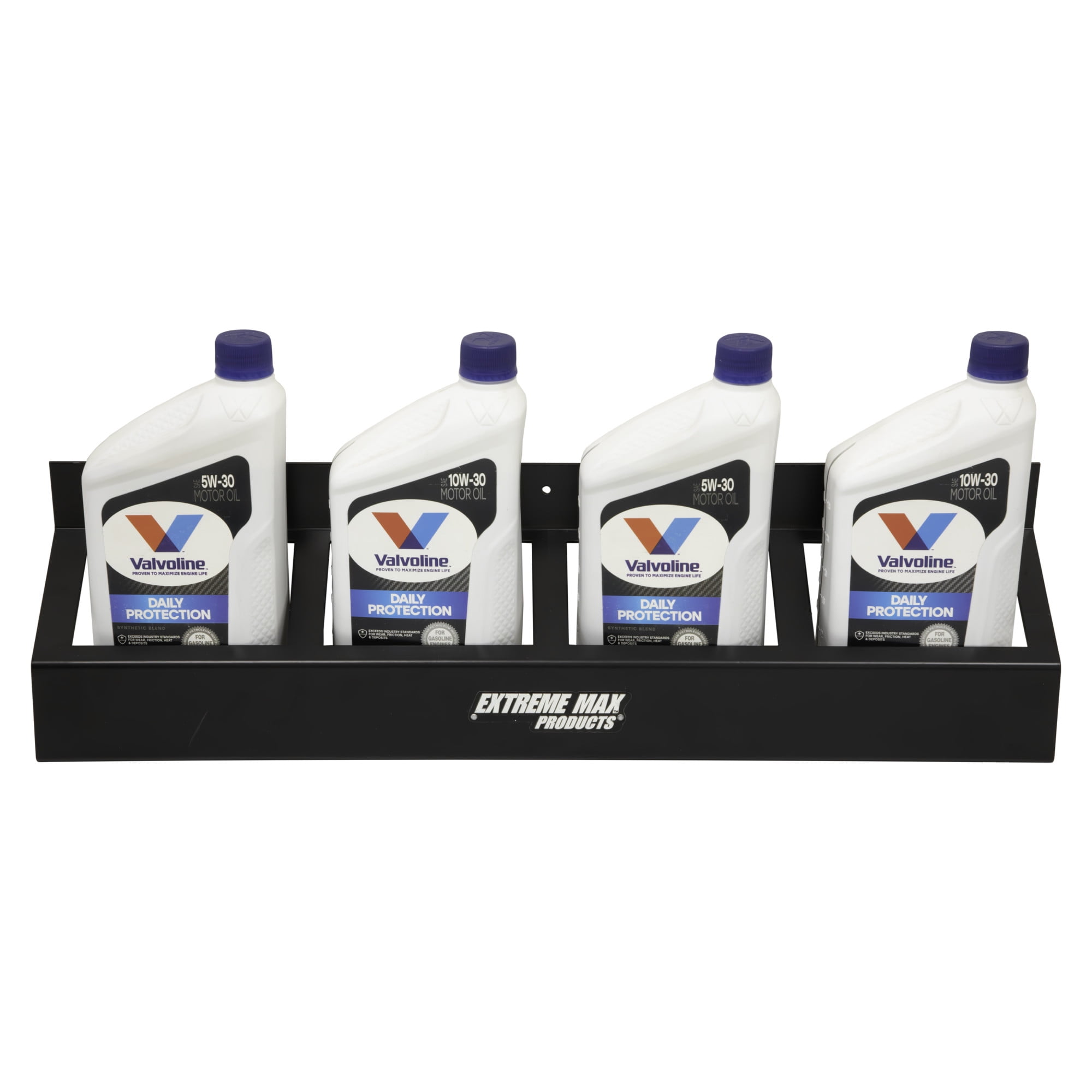 Extreme Max 5001.6484 Wall-Mount Aluminum 4-Quart Oil Jug Rack Holder ...