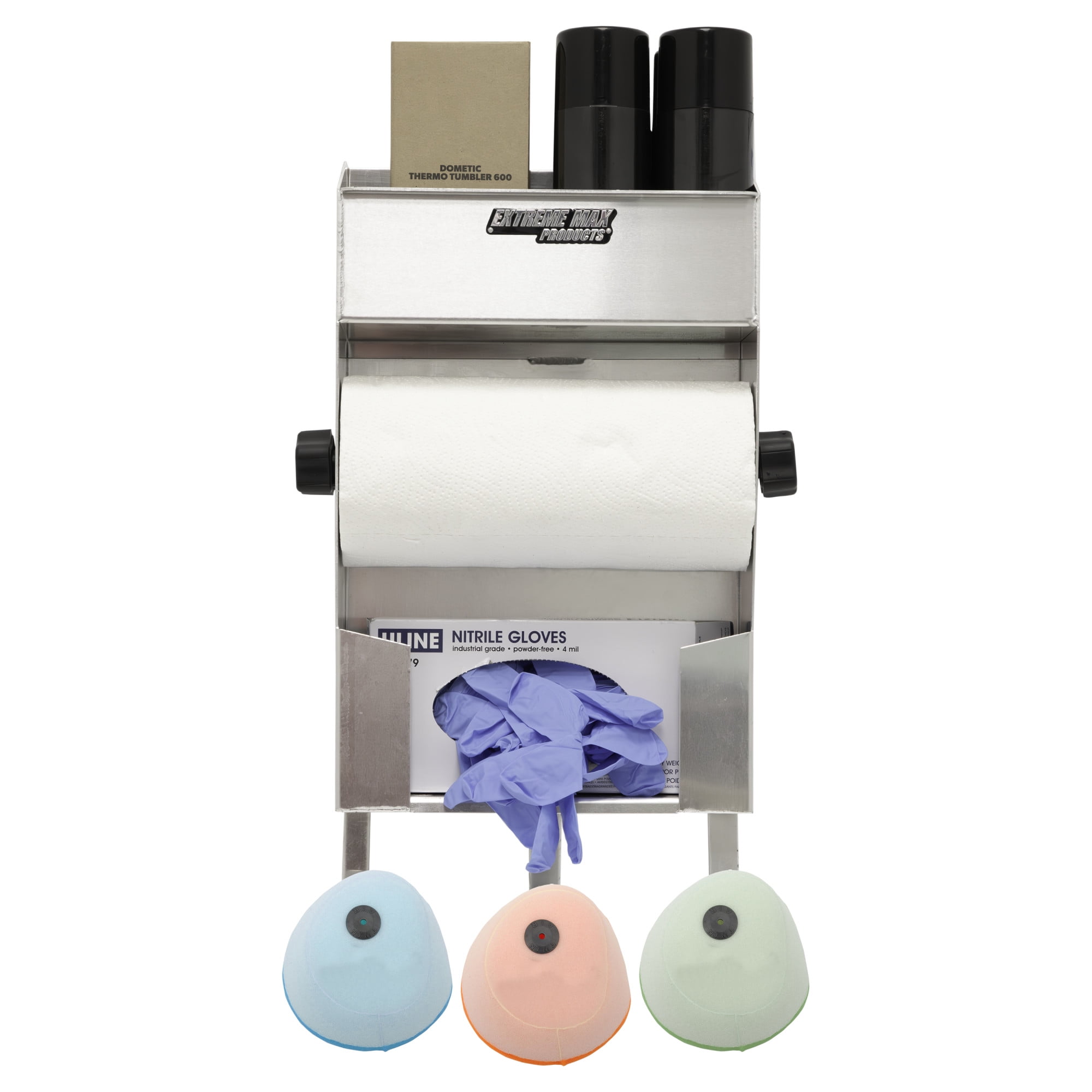Extreme Max 5001.6549 Wall-Mount Aluminum Air Filter Cleaning Station ...