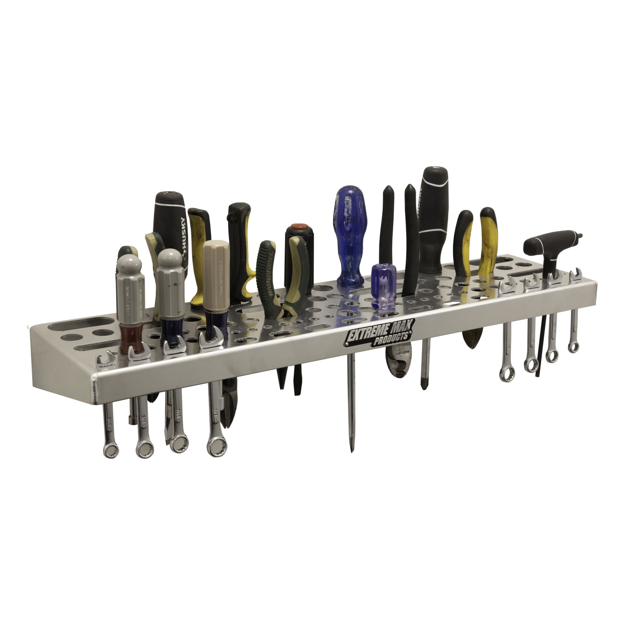 Extreme Max Wall-Mount Aluminum Tool Organizer for Garage, Workshop ...