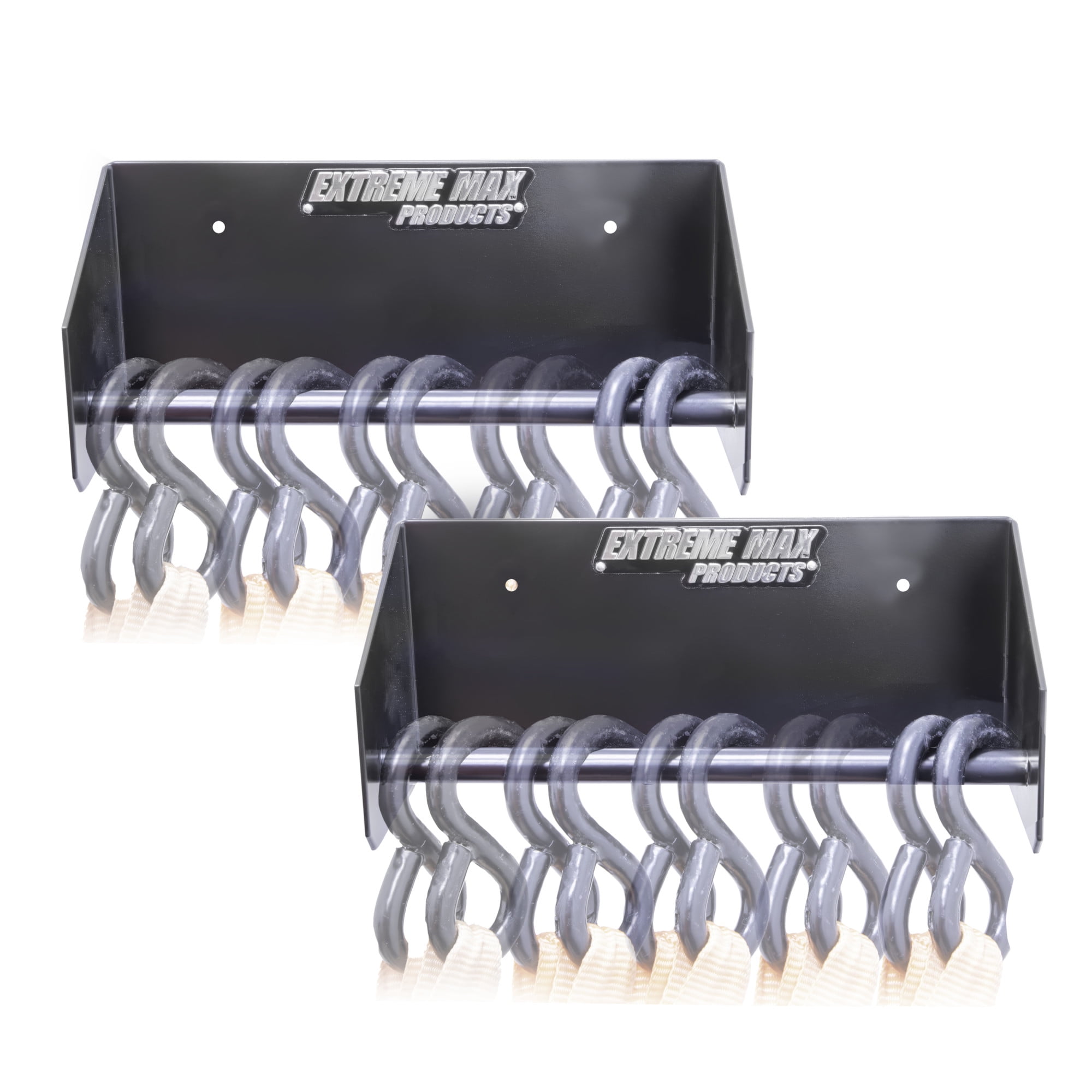 Extreme Max 5001.6755 Two-Piece 9" Wall-Mount Aluminum Ratchet Strap ...