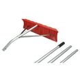 Extreme Max Telescoping Poly Roof Rake - 21' Reach, 23" Blade, Easy ...