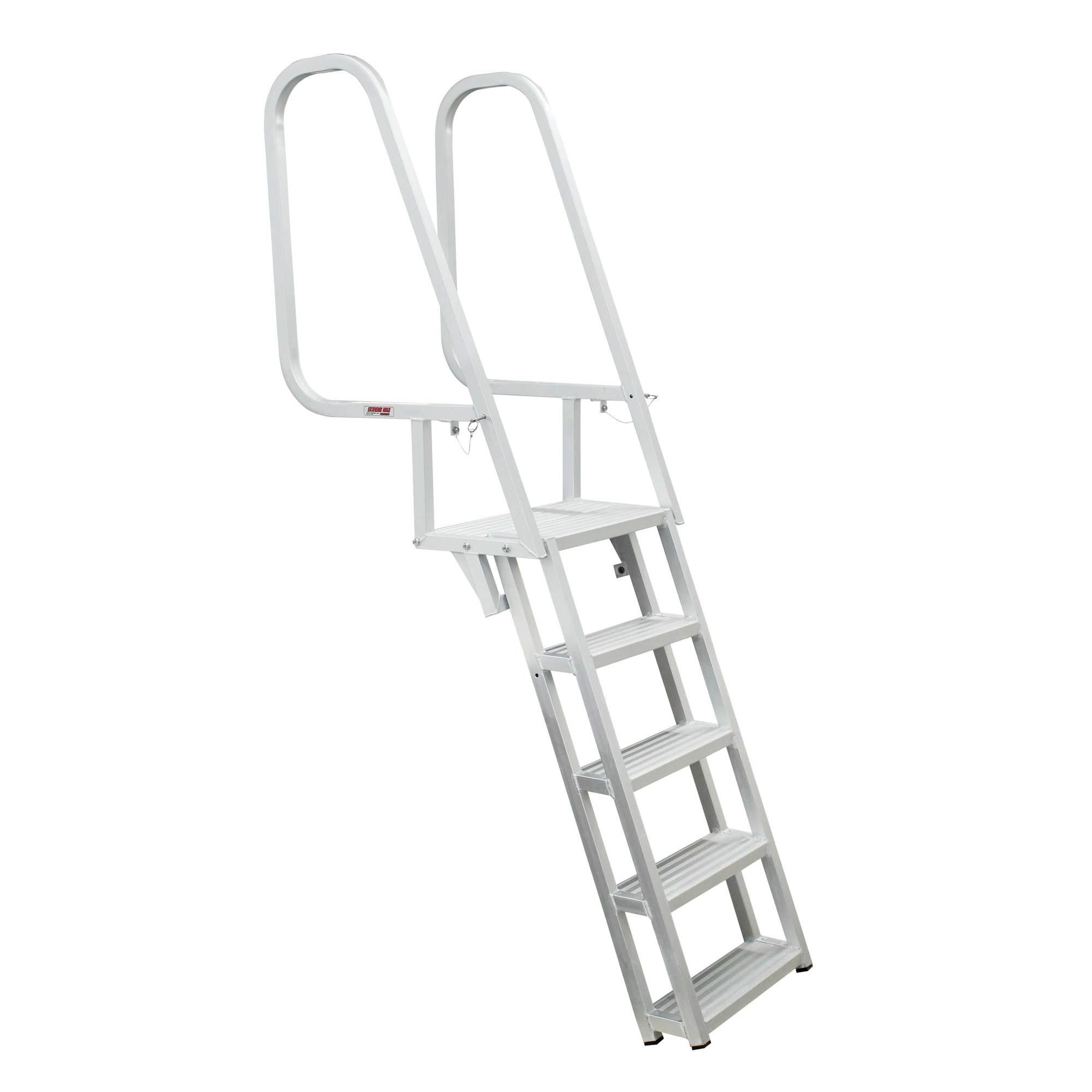 Extreme Max Deluxe 5-Step Foldable Dock Ladder with Welded Step ...