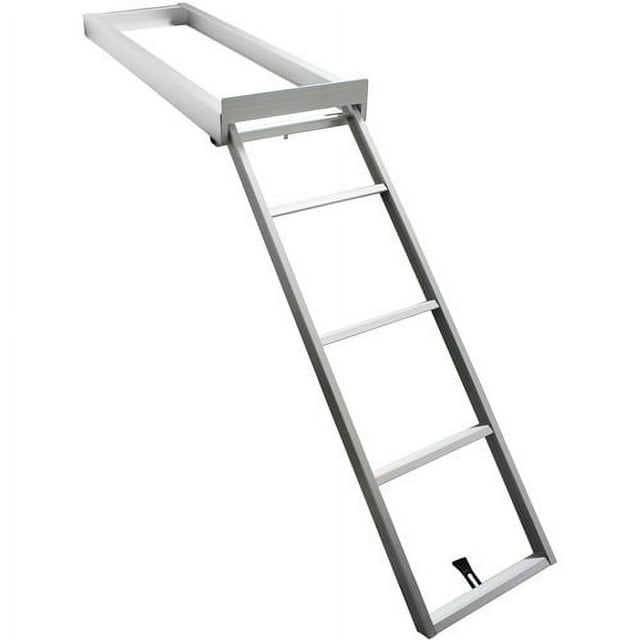 Extreme Max Under-Mount Pontoon Ladder - Aluminum, 4 Steps - Walmart.com
