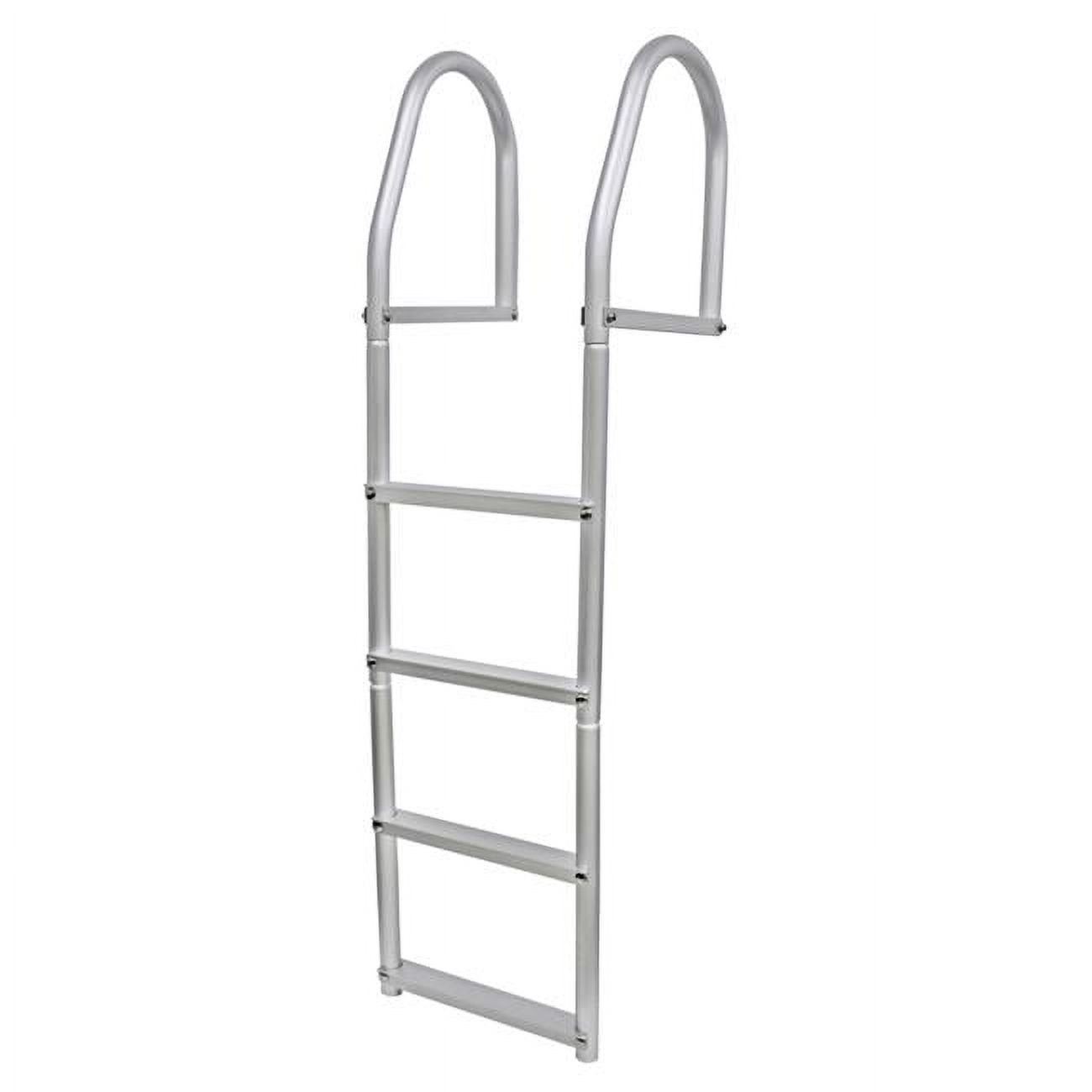 Extreme Max Weld-Free Fixed Dock 4-Step Ladder - Silver 4-Step ...