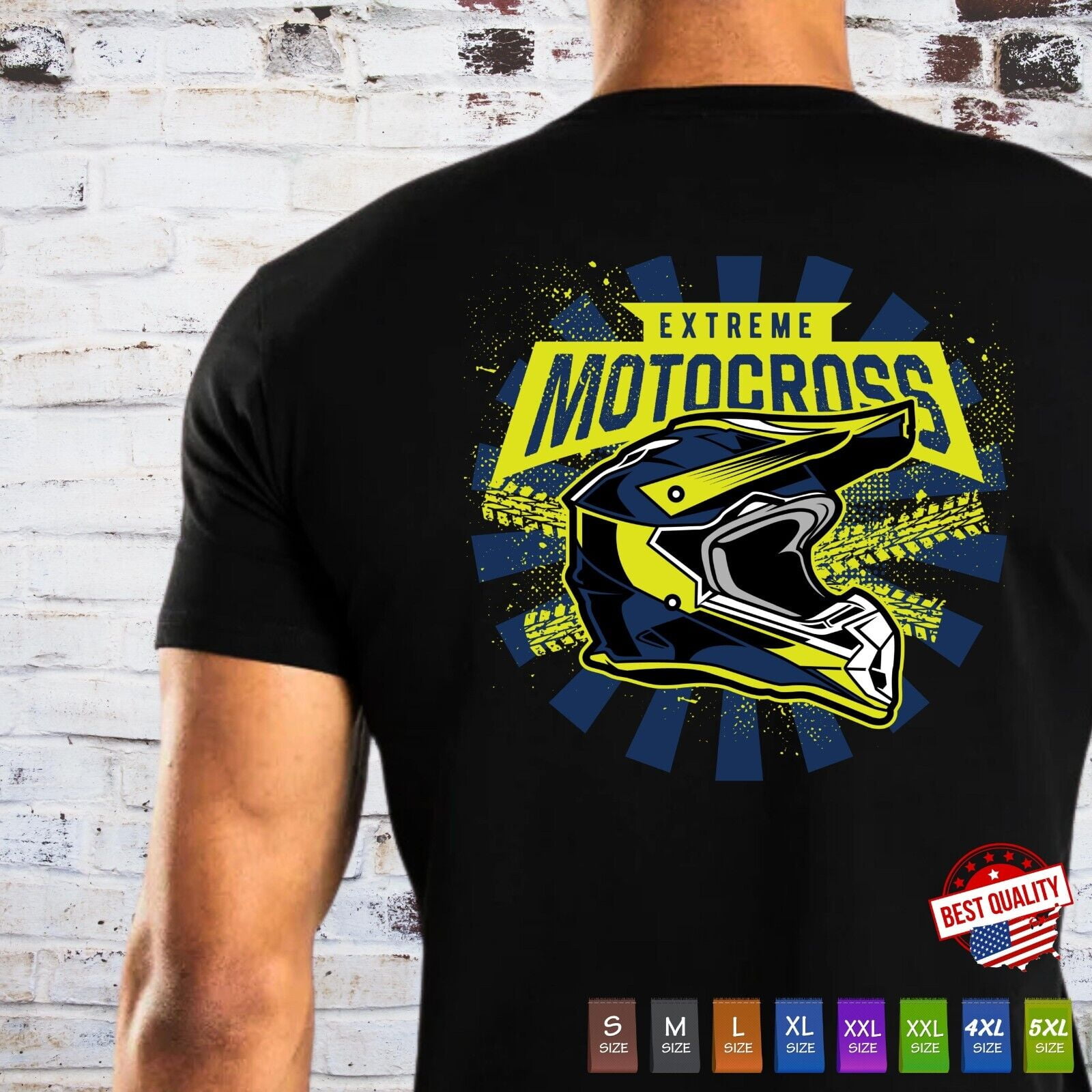 Extreme Motocross Tee Racing MX Shirt Motor Dirt Bike Racer Speedway ...
