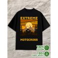 Extreme Motocross men's black 180G 100% Cotton Everyday and weekend ...
