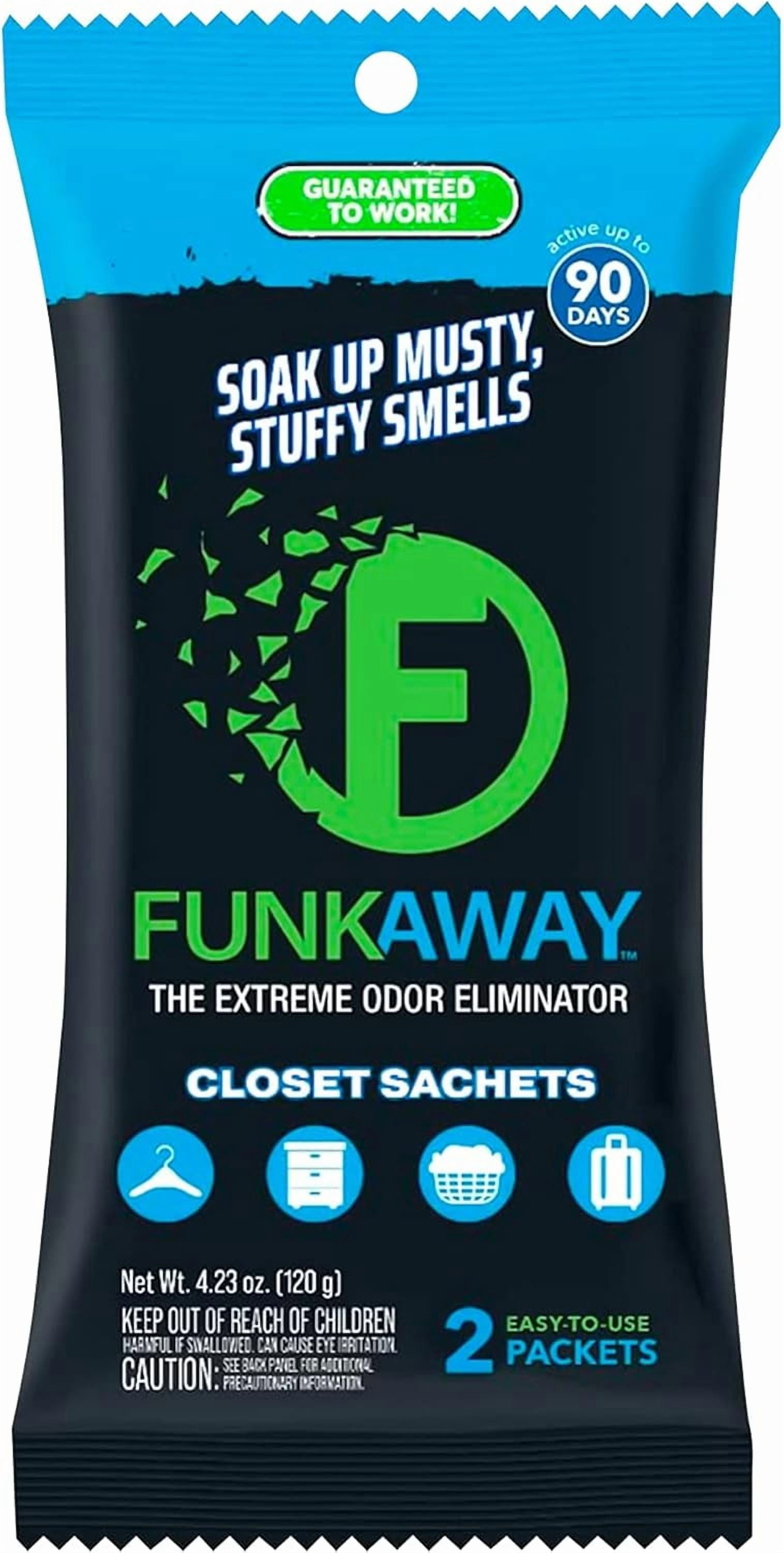 Extreme Odor Eliminating Closet Sachet, Odor Absorbing Packet Ideal for ...