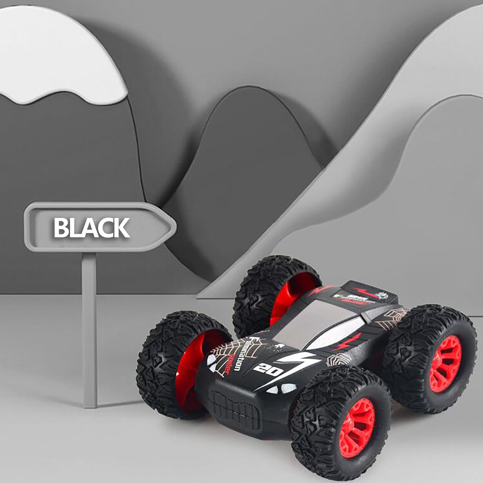Extreme Off-Road Toy Car - Black Rugged Adventure Vehicle with Big ...