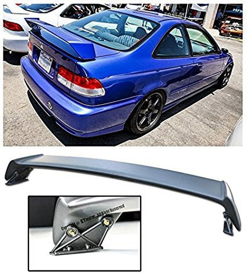 Extreme Online Store Honda Rear Wing Spoiler, ABS Plastic Black ...