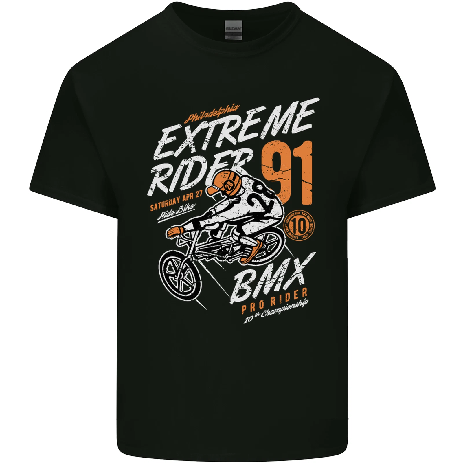 Extreme Sports BMX Rider Cycling with a Bicycle and Bike and Hobby ...