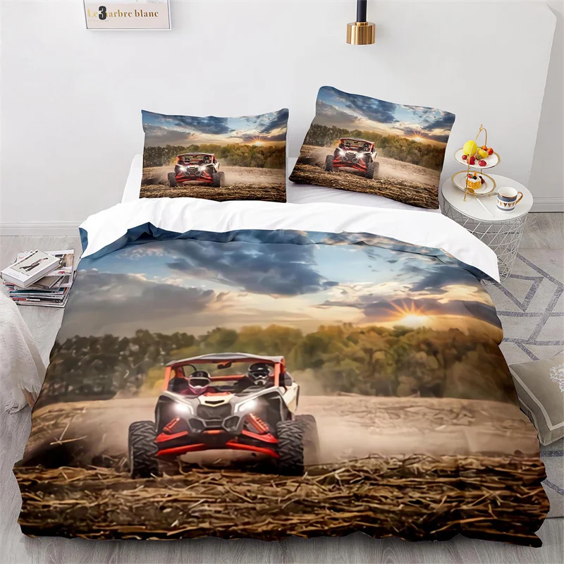 Extreme Sports Theme Duvet Cover Dirt Bike Comforter Cover Full King ...