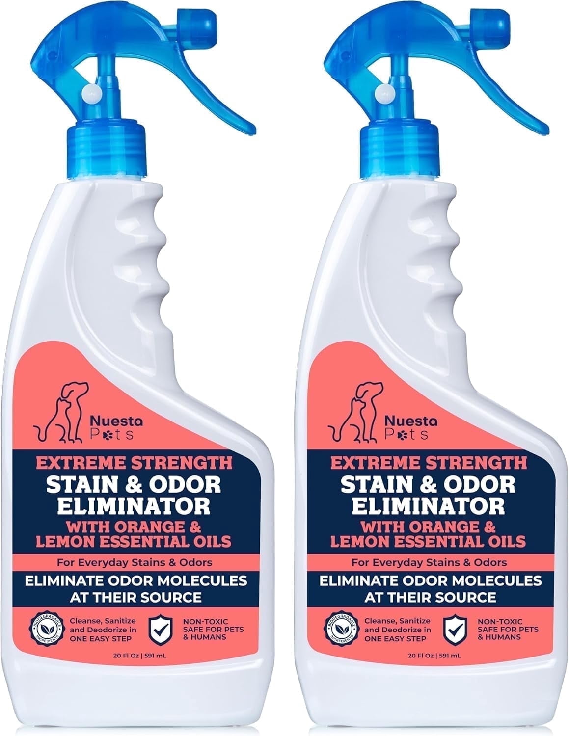 Nuesta Pets Extreme Strength Pet Stain & Odor Eliminator, Orange ...