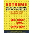 Extreme Word Search & Number Search Puzzles for Brainiacs - NOT your ...