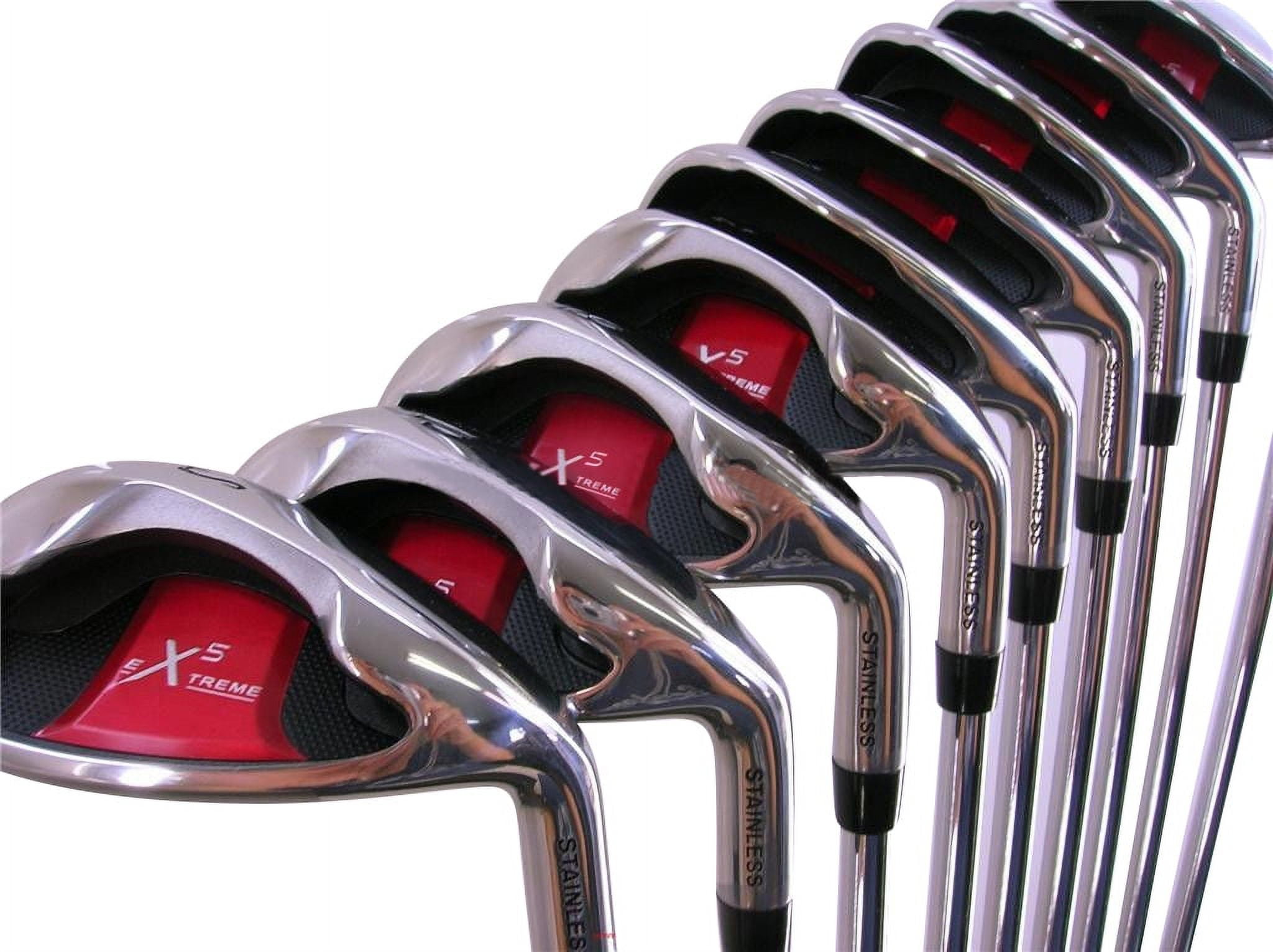 Extreme X5 Wide Sole iBRID Iron Set +1 inch Over Big & Tall Men's ...