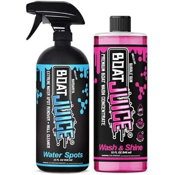 Extreme and Boat Wash & Shine - Extreme Boat Water Spot Remover & Hull ...