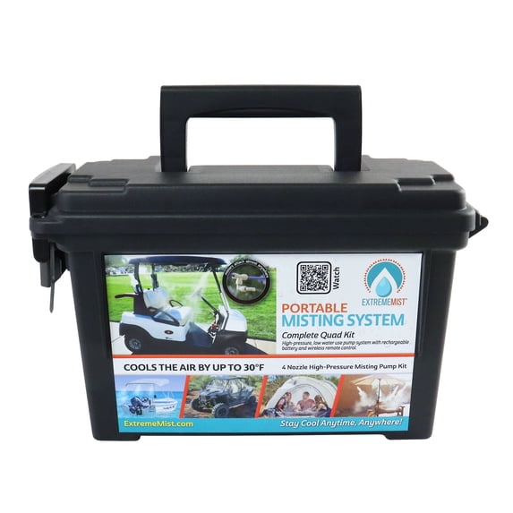 ExtremeMIST, Portable Misting System, Quad Kit, 4 Nozzles - Walmart.com