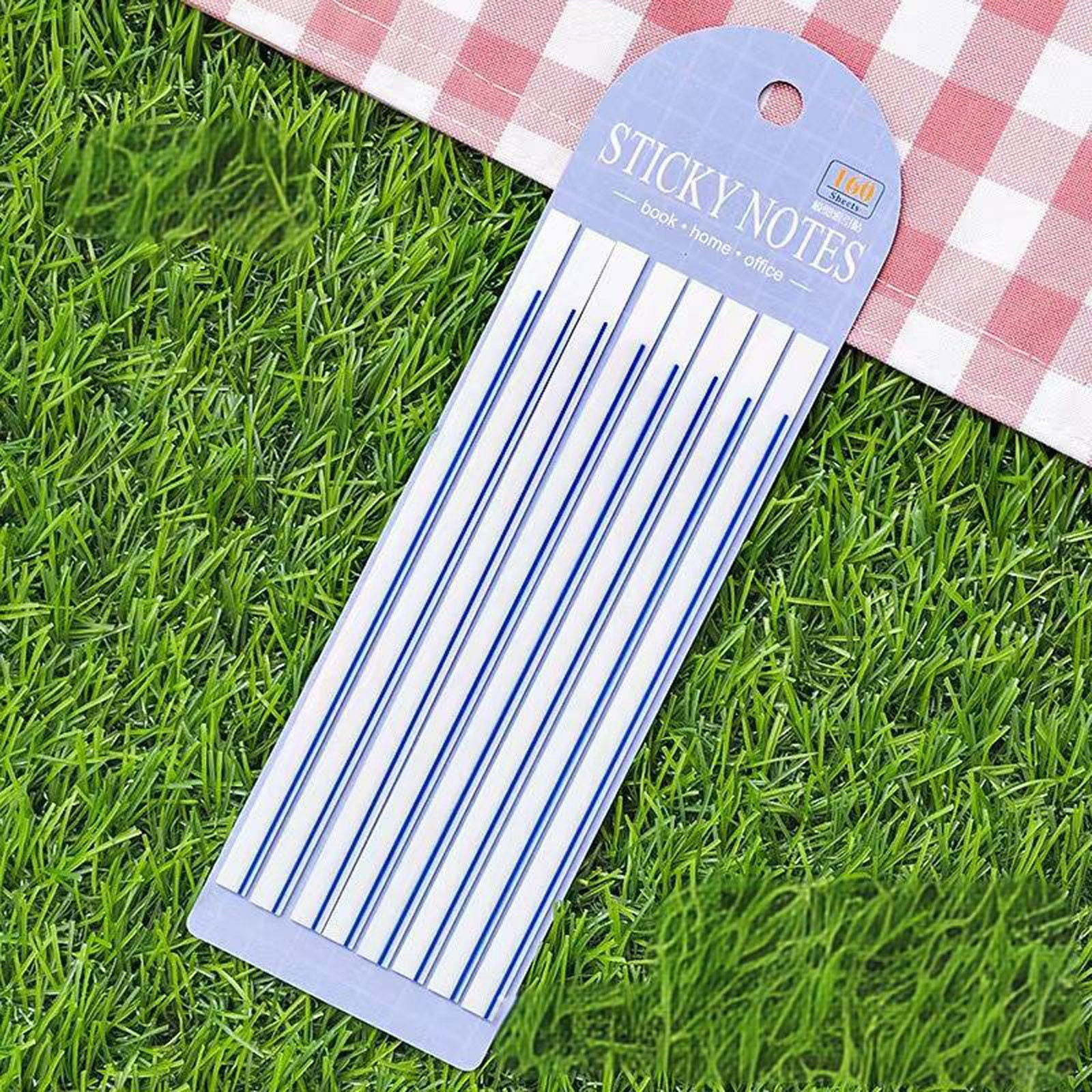 Extremely Fine Sticky Note Tabs | Horizontal Line Strips | Fluorescent ...