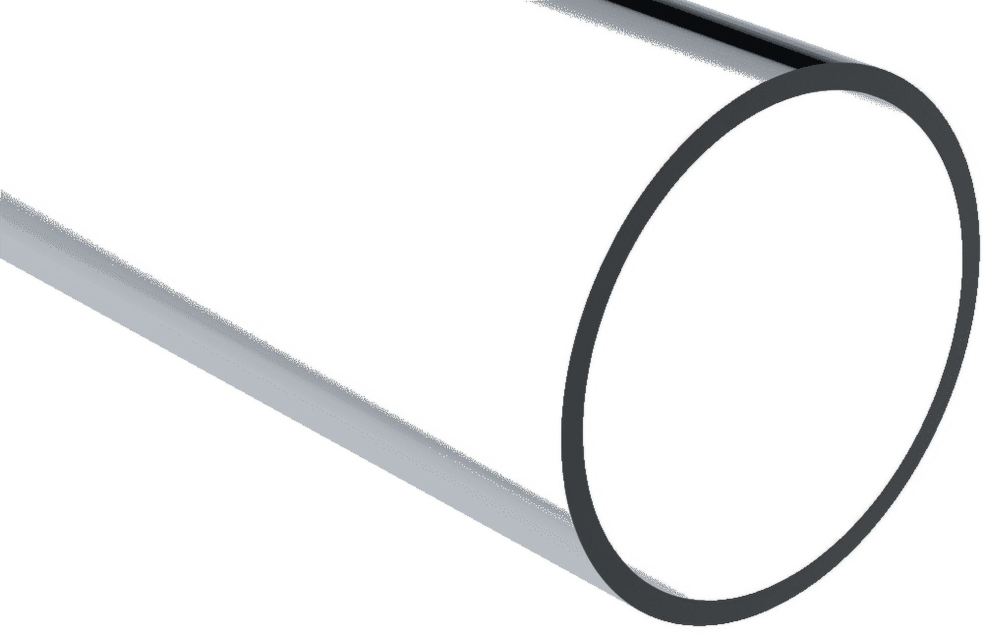 Extruded Acrylic Rigid Round Tube, Clear, 3-1/2" ID x 3-3/4" OD x 72" L ...