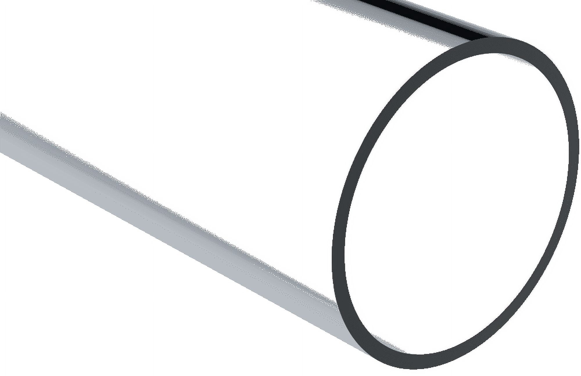 Extruded Acrylic Rigid Round Tube, Clear, 3" ID x 3-1/2" OD x 60" L ...
