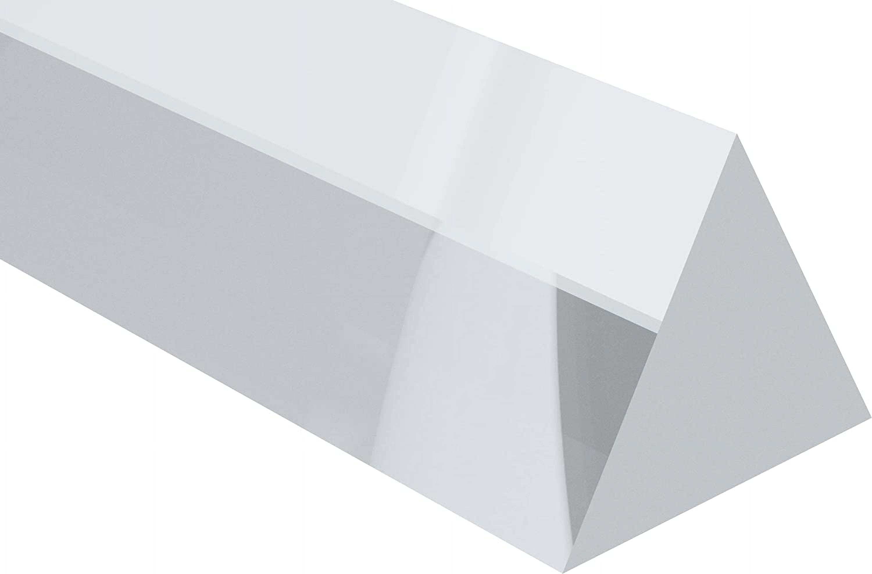 Extruded Acrylic Triangle Rod, Equilateral, 0.375" each side, 24 inch ...