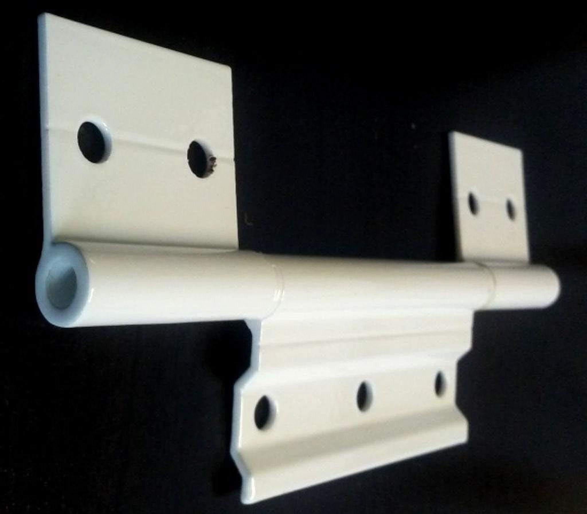 Extruded Door Hinge for Screen/Storm Door (White) (1 Pair = 2 Hinges ...