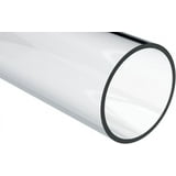 Extruded Rigid Round Tube, Clear, 2-1/4" ID x 2-1/2" OD x 36" L ...