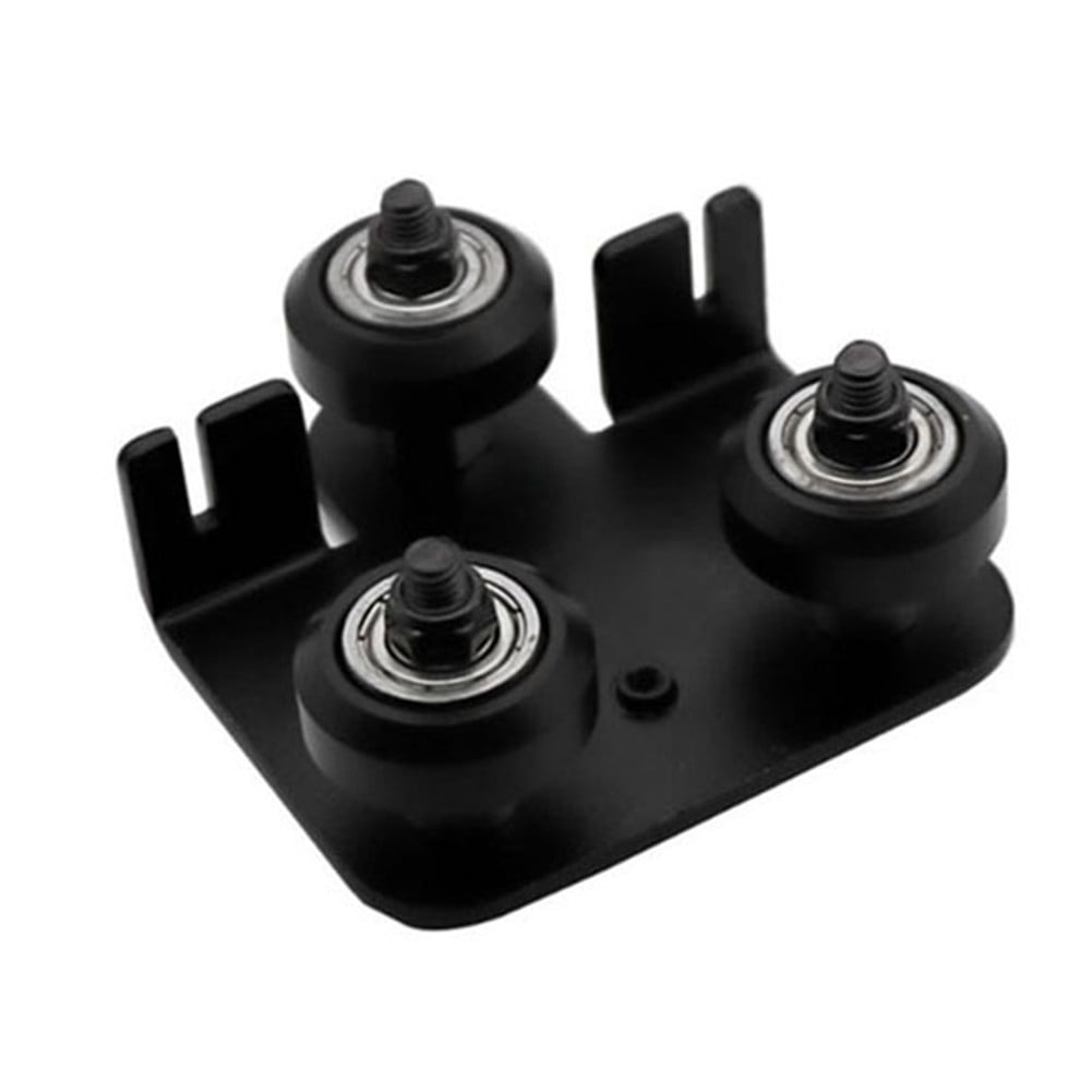 Extruder Back Support Plate with 3pcs Pulley for Ender 3 Nozzle Fixing ...