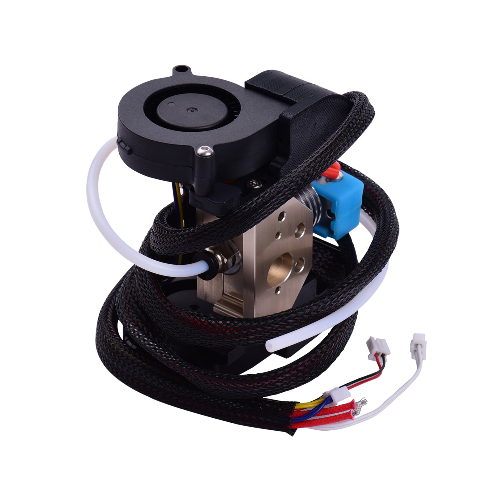 Extruder Kit,Kit With Block Fan 24v Compatible 3d Printer Nozzle Fan ...